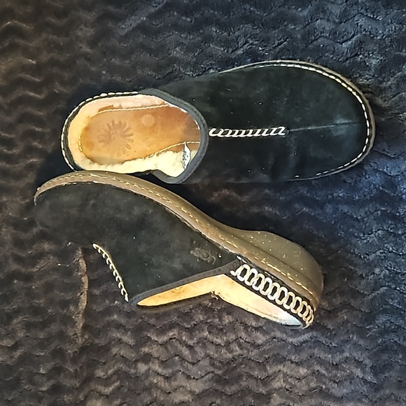 UGG | Shoes | Ugg Kohala Suede Sherpa Lined Mule Slip On Size | Poshmark